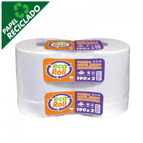 Toalla Ecoroll Económica HS 190 x2 – Tecnopapel.cl