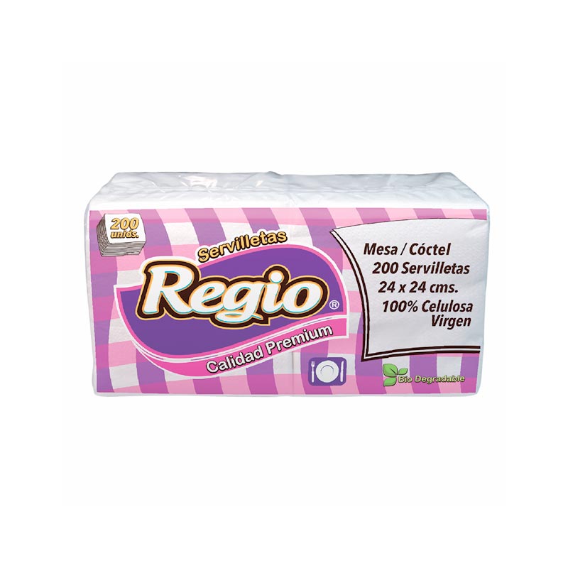 Servilleta Cocktail Regio 24X24 X 200 Uni. – Tecnopapel.cl