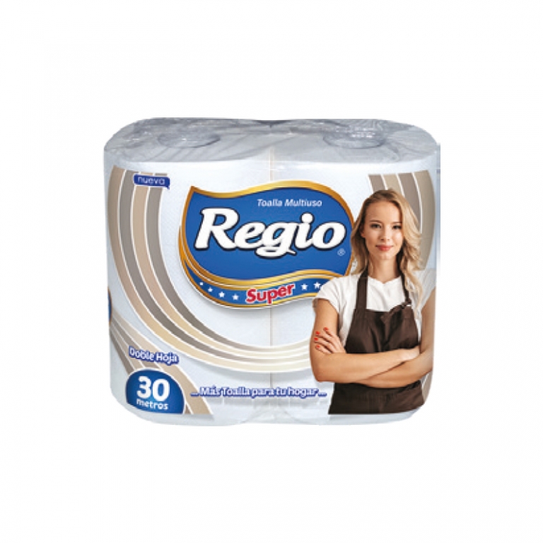 Toalla Regio Súper DH 30m x 2 – Tecnopapel.cl